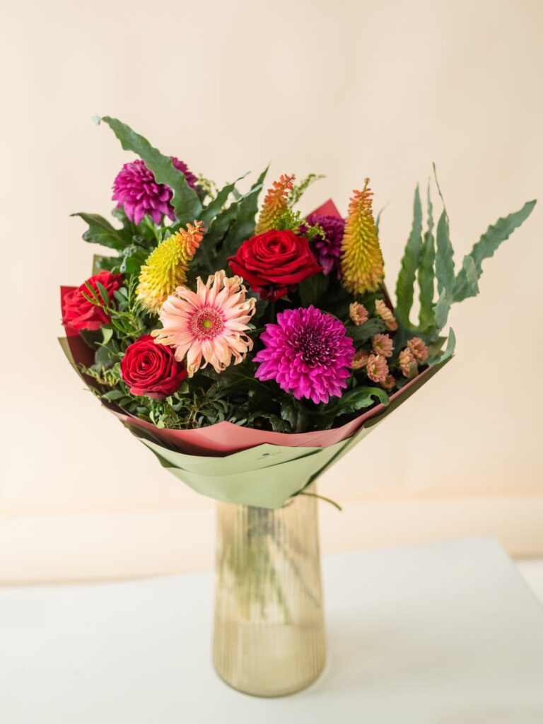 Gėlių puokštė "Rudenėjant" - Gėlių loftas